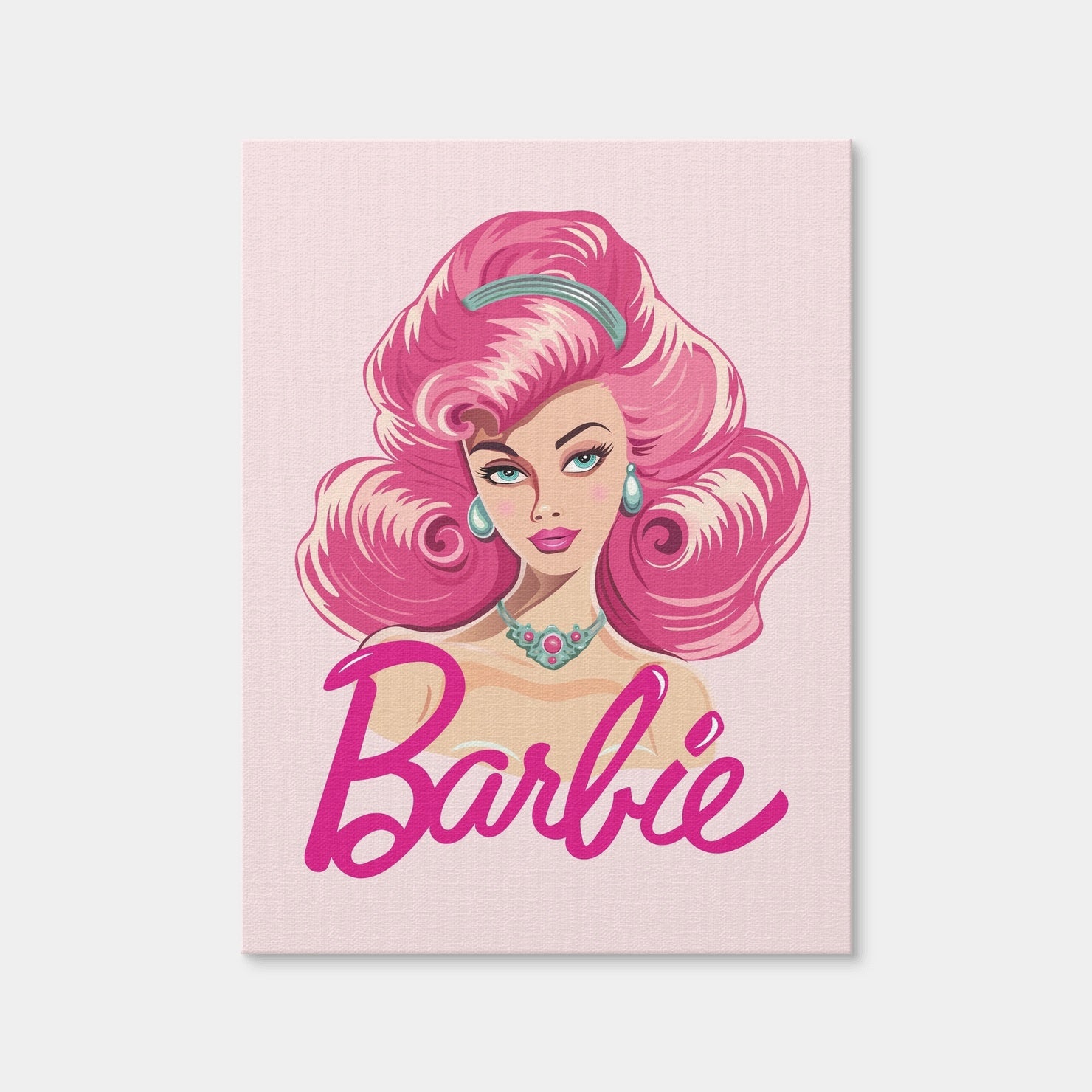Barbie Portrait Wall Art