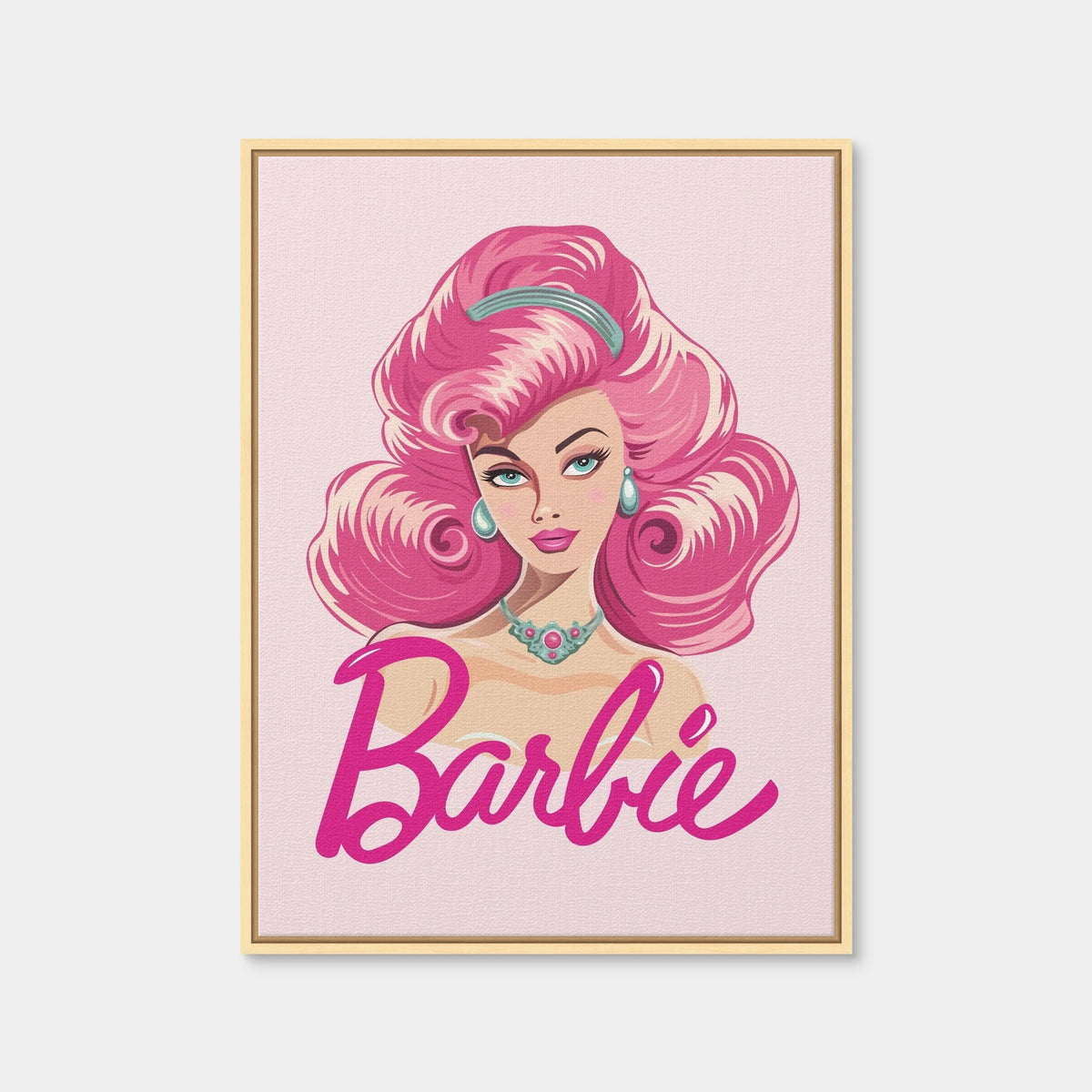 Barbie Portrait Wall Art