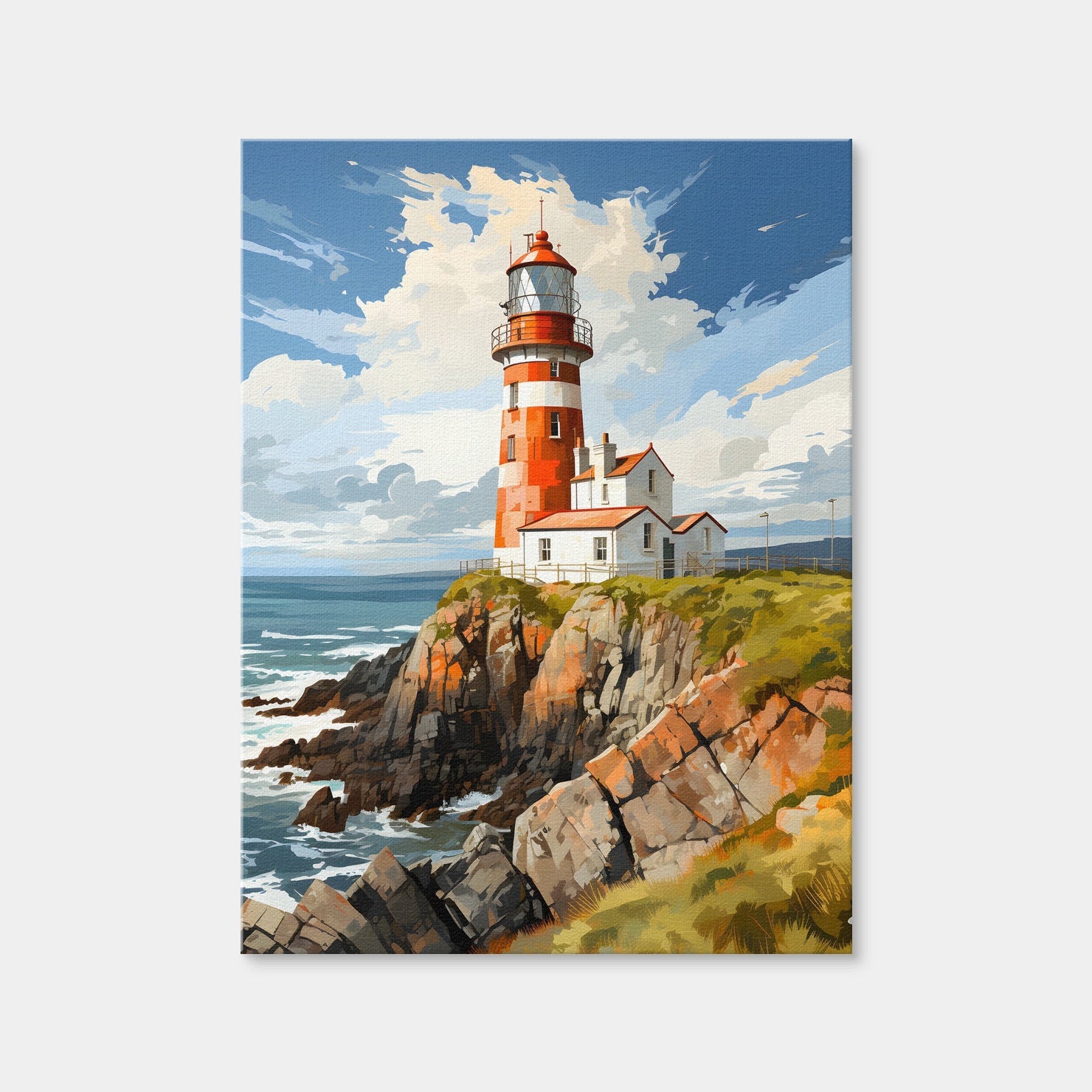 Norway - Tranoy Lighthouse Wall Art