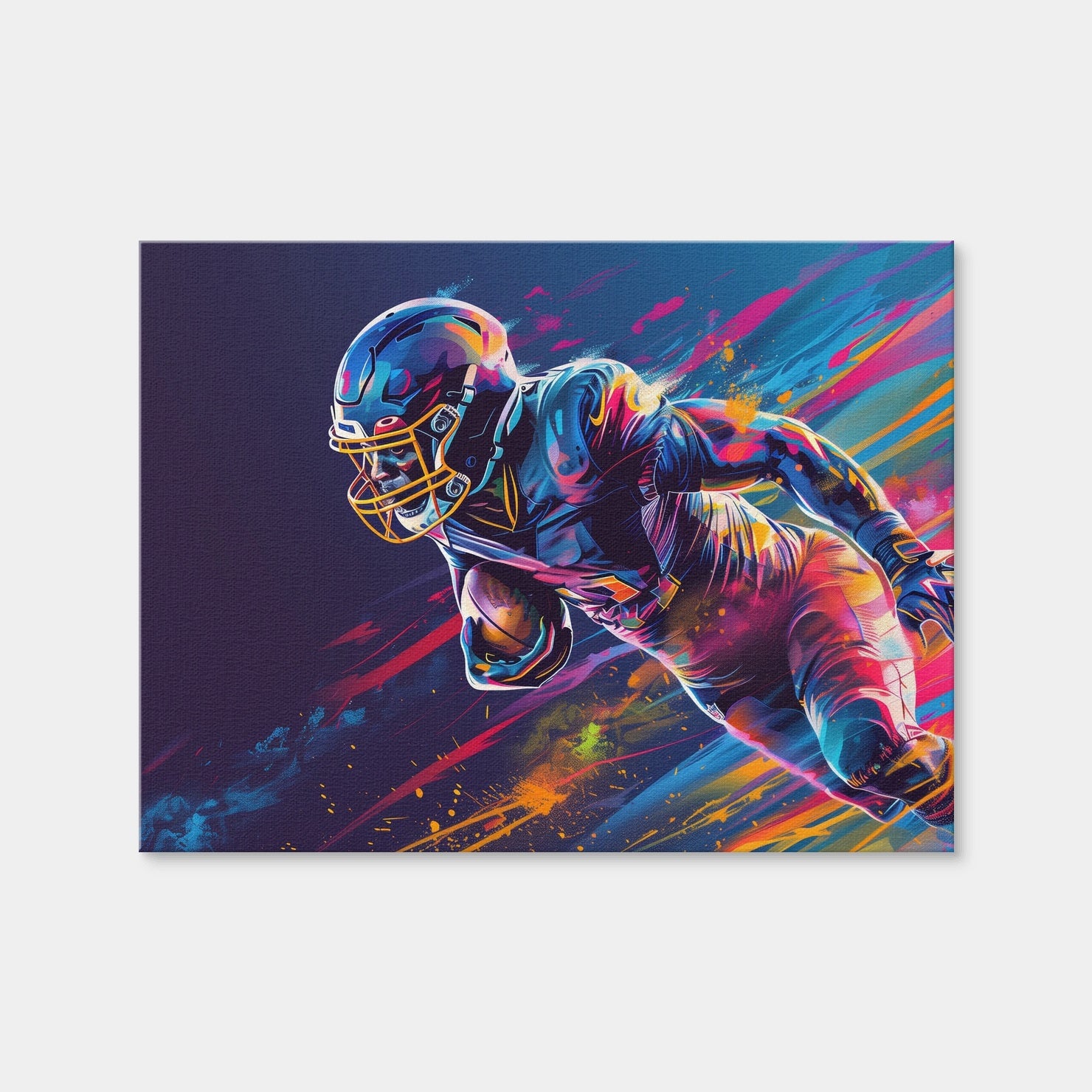Running Back Art Wall Art